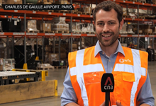 WFS cargo operations at Charles de Gaulle airport, Paris - SATS